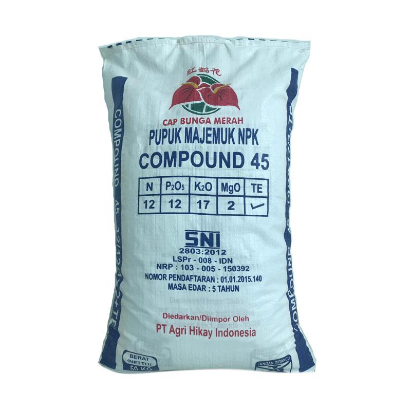 Jual Cap Bunga Merah Cp 45 Npk 12-12-17-2 Pupuk [6 Ton/ 120 Sak] Di ...