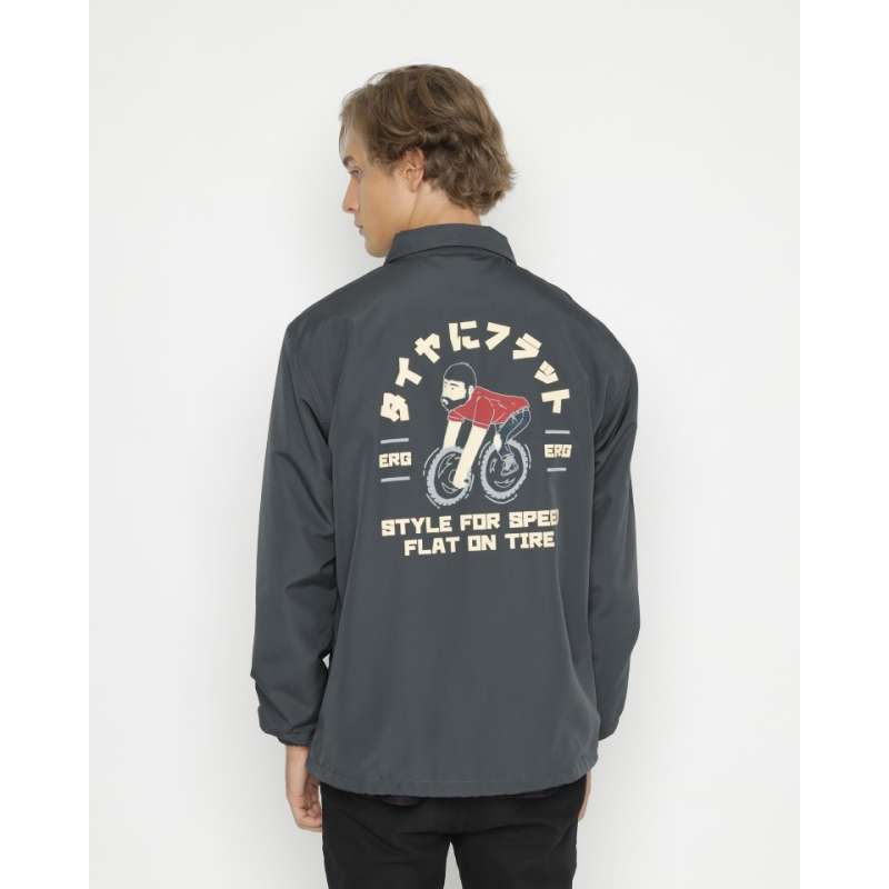 Jual Erigo Coach Jacket On Tire Dark Grey - Grey L Di Seller Erigo ...