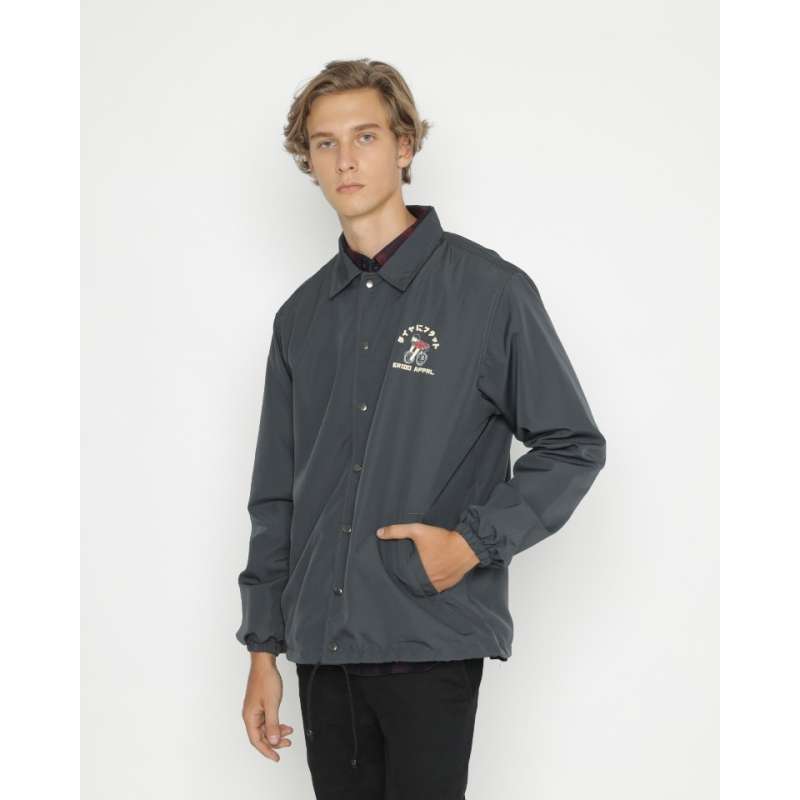 Jual Erigo Coach Jacket On Tire Dark Grey - Grey L Di Seller Erigo ...