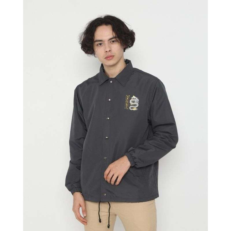 Jual Erigo Coach Jacket Art Of Peace Dark Grey - Grey L di Seller Erigo ...