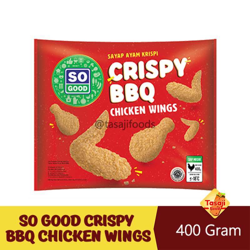 Promo So Good Crispy BBQ Chicken Wings / Sayap Ayam Krispi BBQ 400 gr ...