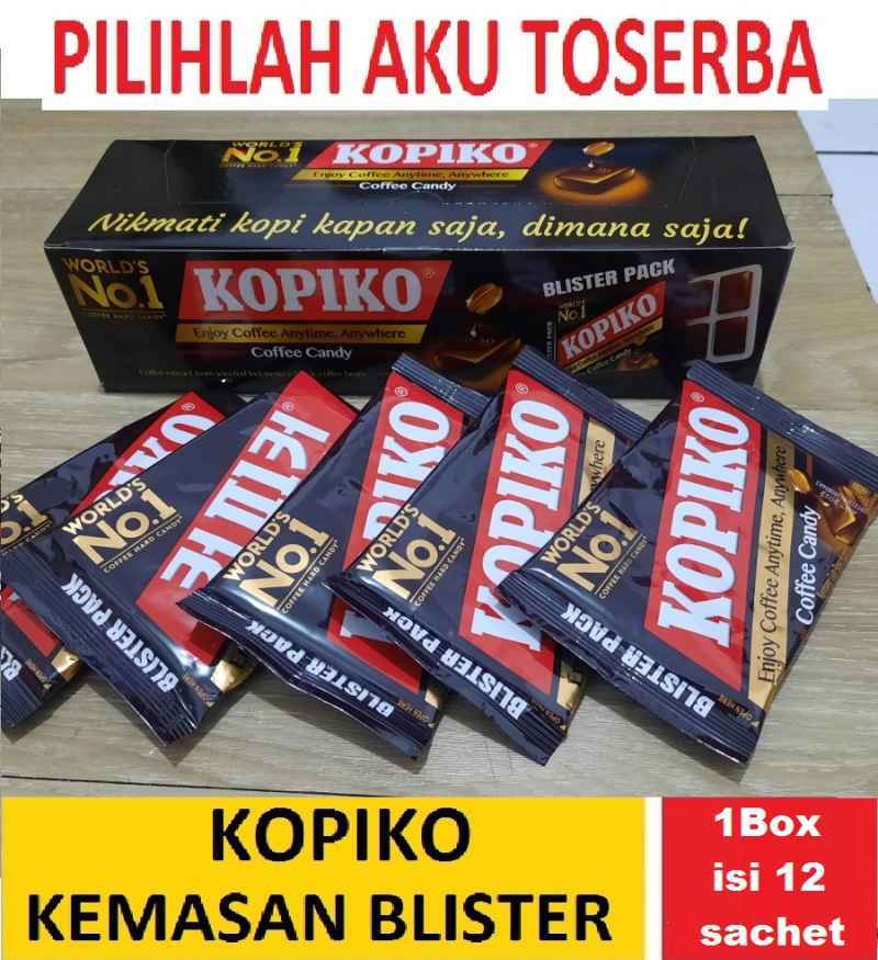 Jual Permen Kopi Kopiko Coffee Candy Blister - (harga 1 Box Isi 12 ...