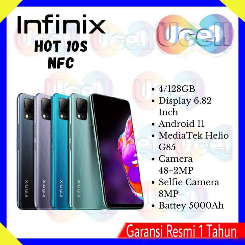 Jual Infinix Hot 10s Nfc [ 4/128gb ] Ocean Wave Di Seller Ucellcempaka ...
