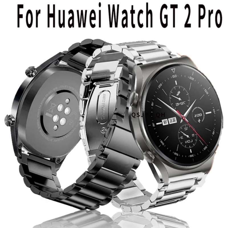 Jual STAINLESS STEEL STRAP TALI JAM BESI METAL BAND HUAWEI WATCH GT 2 ...