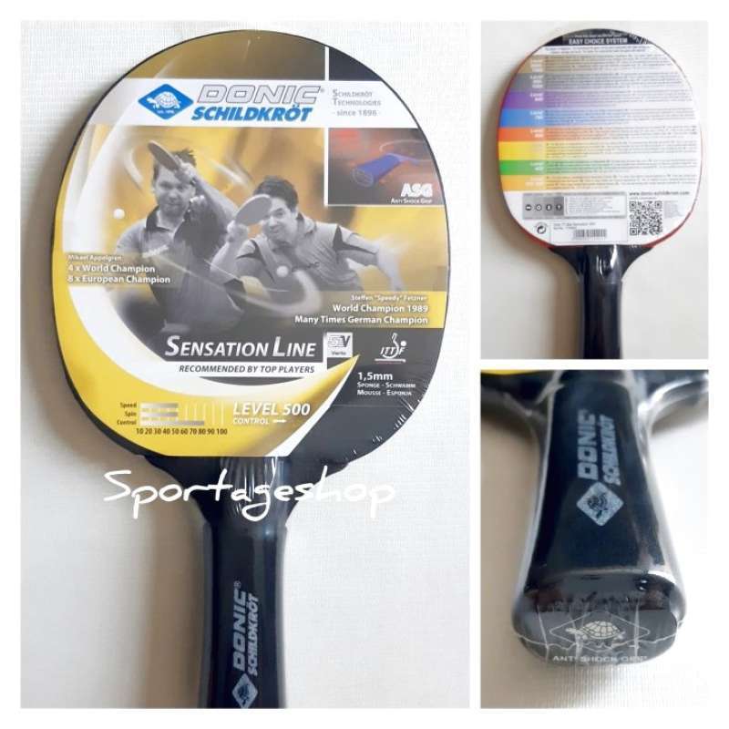 Jual Bet Pingpong Tenis Meja Donic Sensation Line Level 500 Original (Kode 002) di Seller Cipta ...