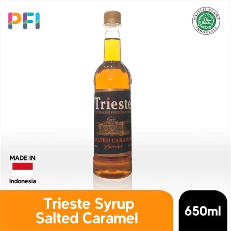 Jual Syrup Trieste Salted Caramel 650ml Sirup Caramel di Seller Premium ...