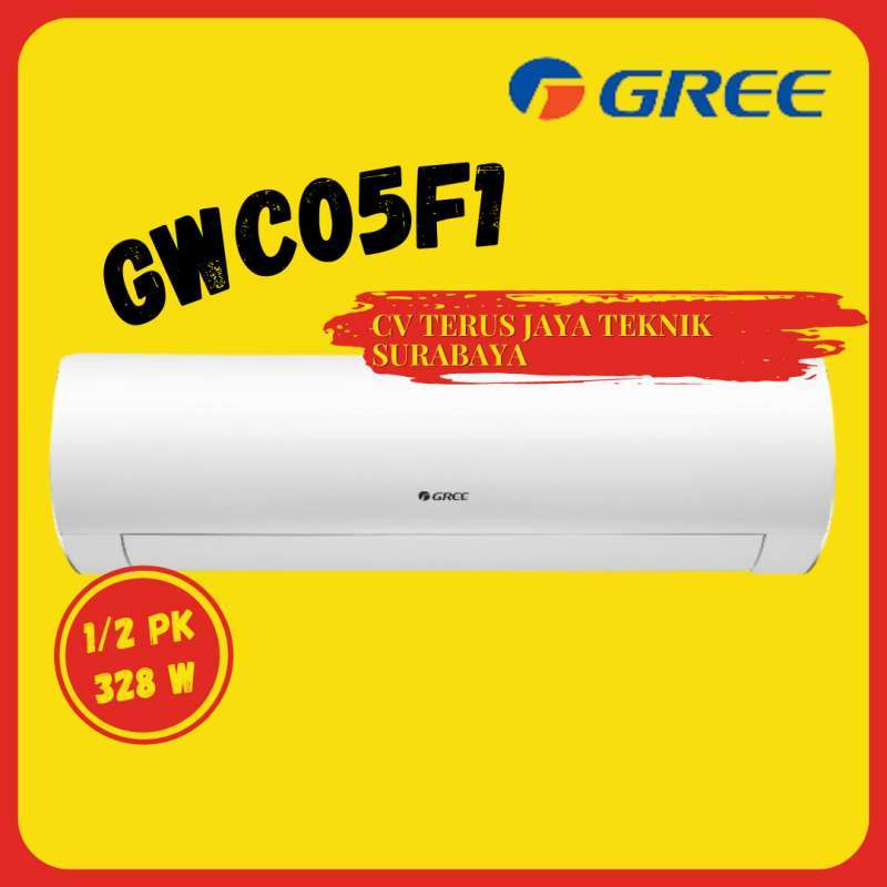 Jual GREE AC INVERTER 1/2 PK 0,5 PK GWC05F1 (INDOOR + OUTDOOR) di Seller AC SURABAYA - AC ...