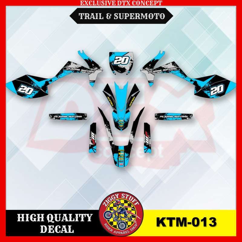 Jual Stiker Motor Ktm Decal Ktm Stiker Motor Keren Stiker Motor Trail ...