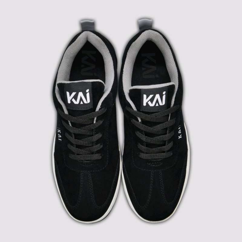 Jual Sepatu Sneaker Pria Keren Warna Hitam Brand KAI untuk Jalan Santai ...