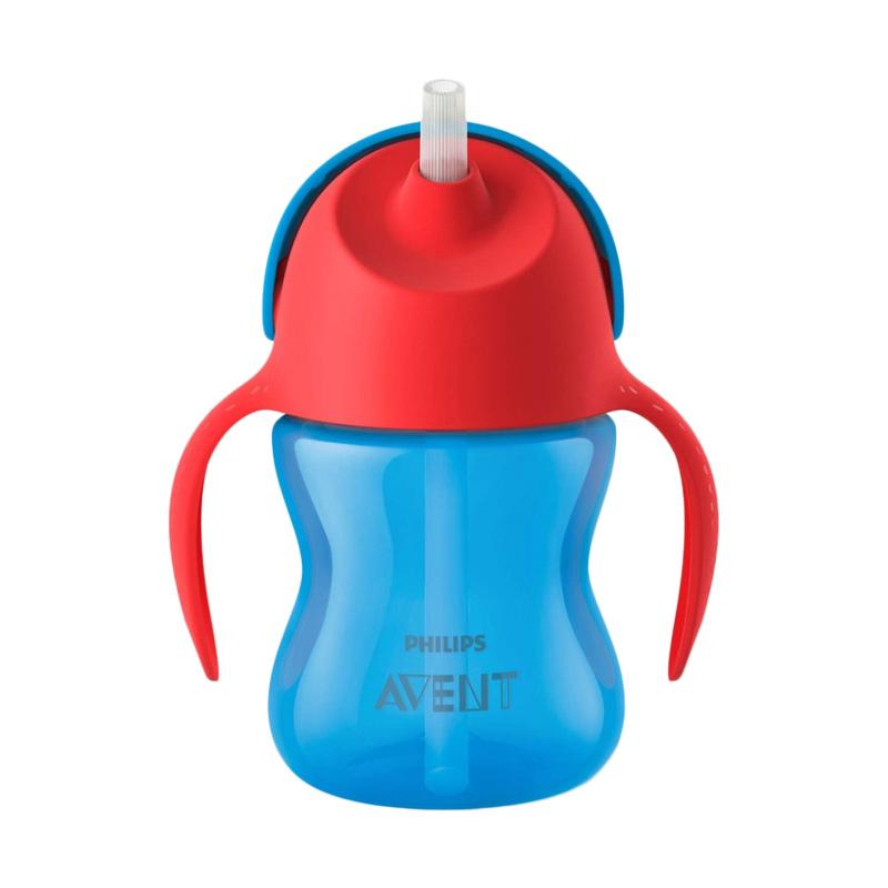 Jual Philips Avent Straw Cup Single Boy Botol Minum Anak [200 Ml] Di ...