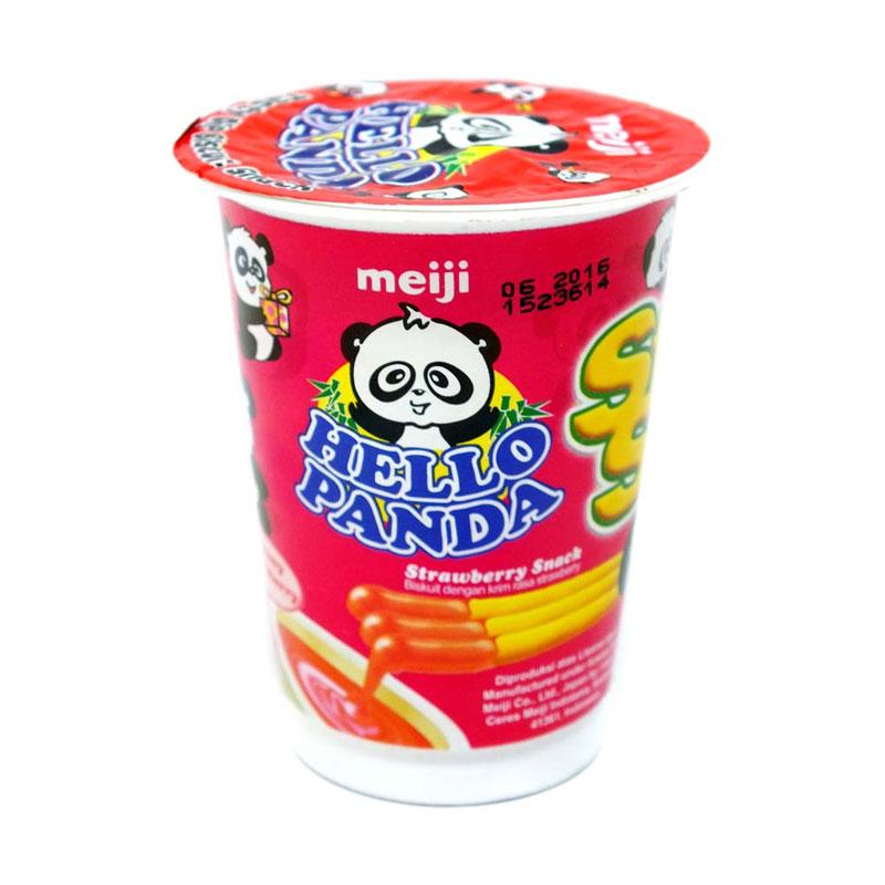 Jual MEIJI Hello Panda Strawberry Biscuit Stick [20 g] di Seller ...