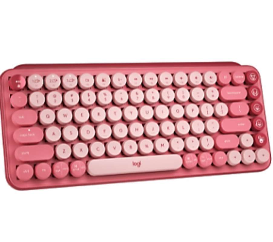 Promo Keyboard Logitech Pop Keys Mechanical - With Emoji Keys - Kuning ...