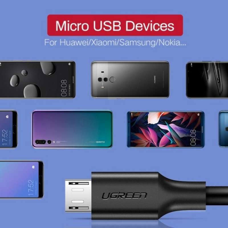 Jual Ugreen Micro Usb Cable Fast Charging Cable 3A di Seller TidarShop ...