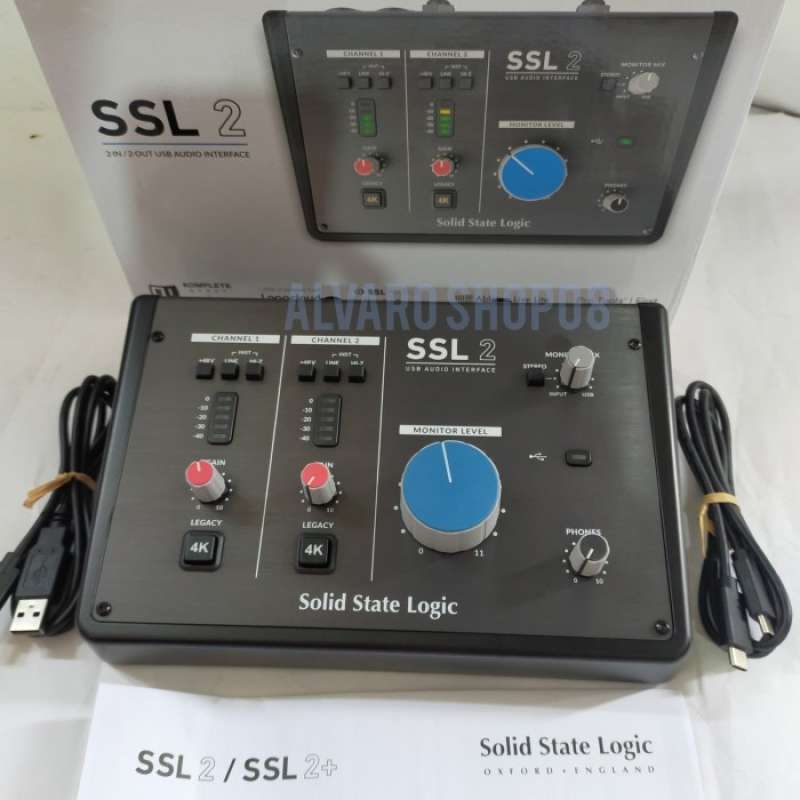 Jual BEST PROMO SOUNDCARD SOLID STATE LOGIC SSL 2 USB AUDIO INTERFACE ...
