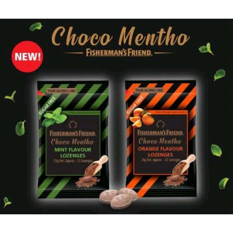 Jual Fisherman's Friend Choco Mentho Mint Flavour Lozenges 25gr di ...