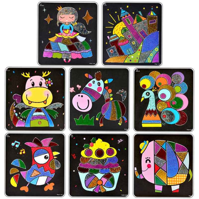 Jual Art Craft Transfer Cartoon Paint Creative Learning Drawing Fairy ...