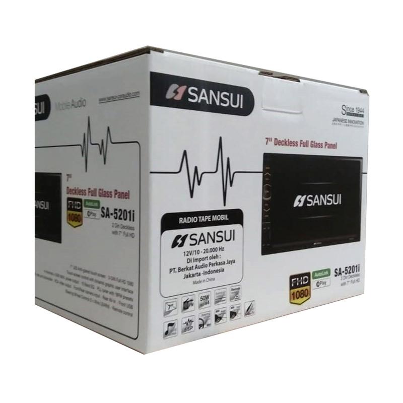 Jual Sansui Sa-5201i Mirrorlink Head Unit Sa5201i Double Din Tape Mobil ...