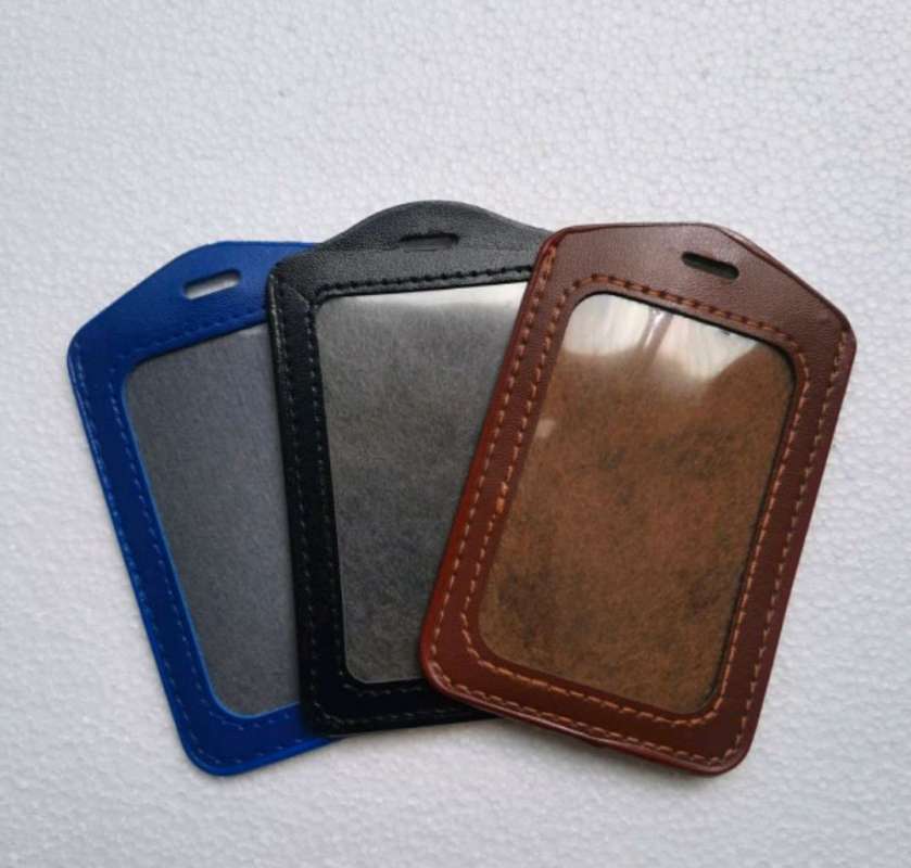 Promo Card Holder Kulit Tempat Id Card Frame Name Tag Diskon 17% Di ...