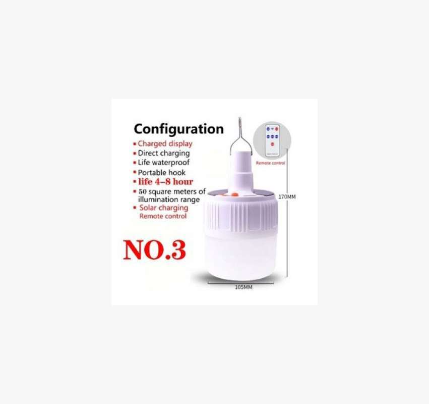 Jual Lampu Bolam- Solar Panel LED Hemat Energi / Lampu darurat ...