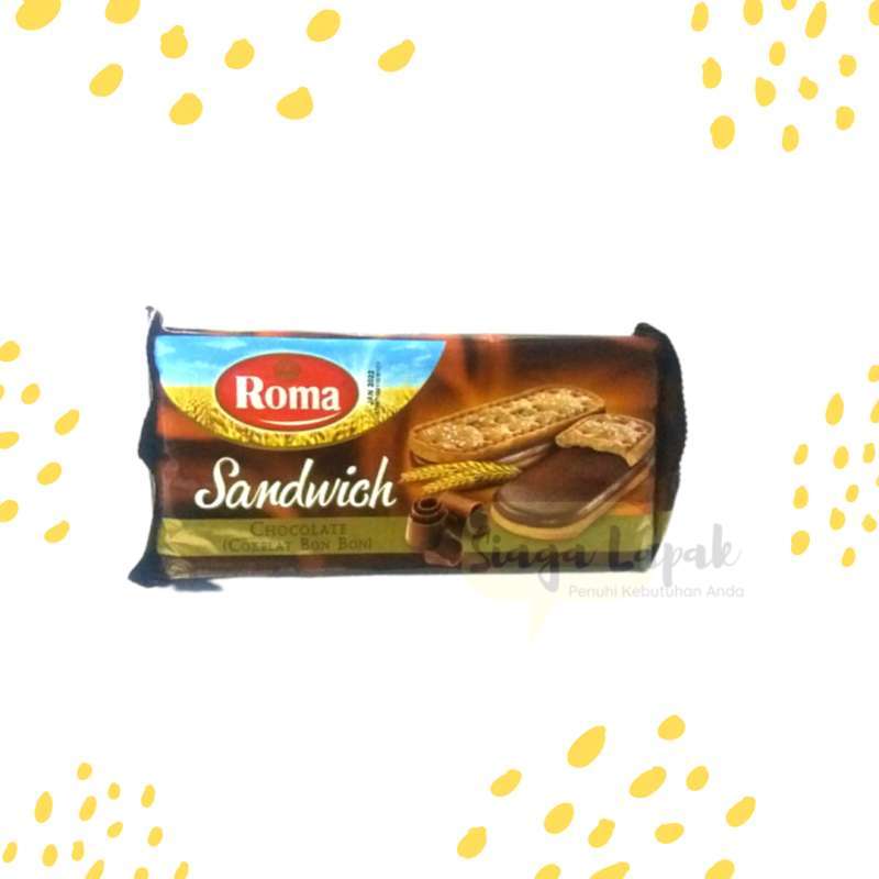 Promo Biskuit Roma Sandwich Coklat Chocolate Bon Bon 216 gram Diskon 1% ...