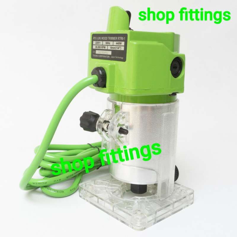 Promo RYU RTR 6 1 Mesin Profil Kayu Mini Router RTR6 Wood Trimmer BY ...