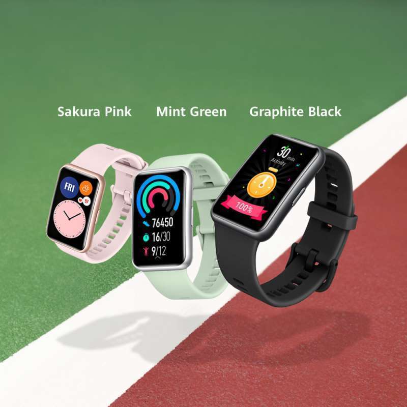 Jual HUAWEI Watch Fit Smartwatch | Pemantauan SpO2 24 Jam | 1,64 Vivid ...