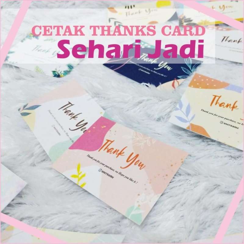 Jual Kartu Ucapan Terima Kasih Online Shop di Seller Percetakan SOBNet ... Jual Kartu Ucapan Terima Kasih Online Shop di Seller Percetakan SOBNet ...