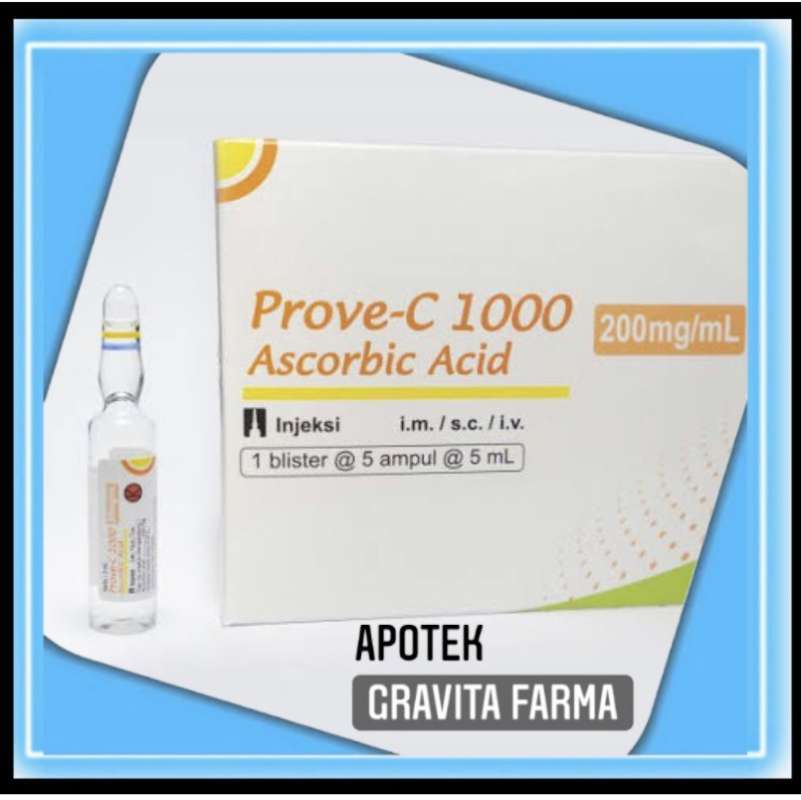 Jual Prove-c 1000 Injeksi Ampul Di Seller Apotek Gravita Farma Official ...