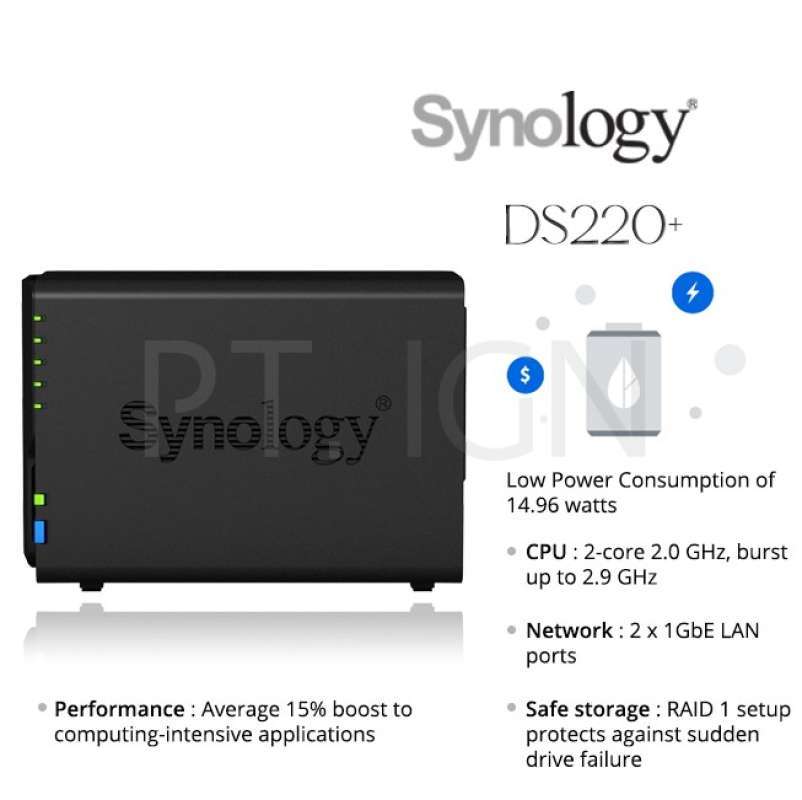 Jual Synology DiskStation DS220+ 2-Bay NAS Server Storage Cloud DS220 Plus Hemat di Seller Nawa ...