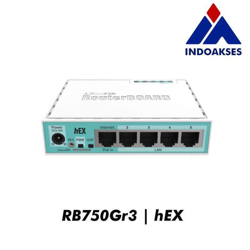Jual Mikrotik RB750GR3 HEX Routerboard di Seller INDOAKSES - Tamantirto ...