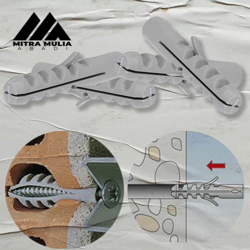 Jual Skrup Fischer Fisher Tembok | Fischer Tembok Ukuran S12, S10, S8 ...