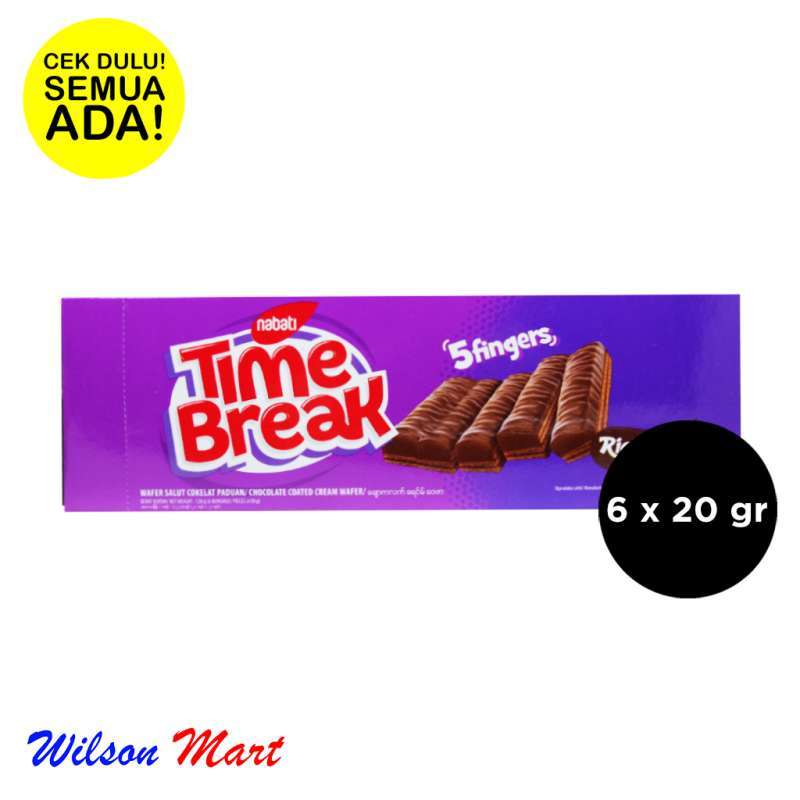 Jual Nabati Time Break 5 Fingers Termurah - Harga Grosir Terupdate Hari ...