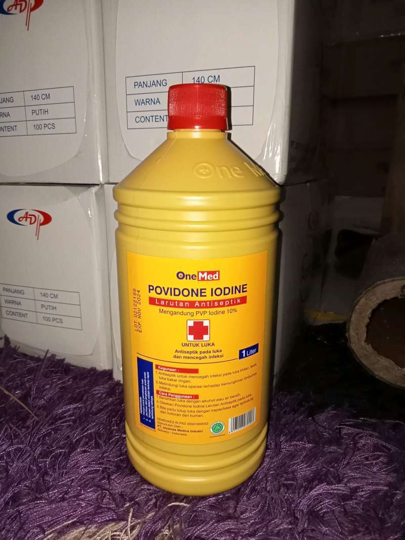 Jual Povidone iodine one med 1 liter di Seller Pasha shop - Cengkareng ...