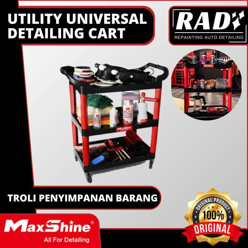 Jual MaxShine Utility Universal Detailing Cart - Storage Cart di Seller ...
