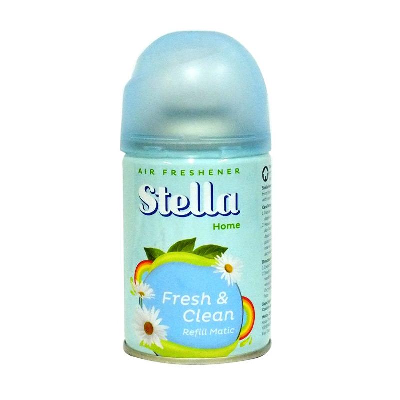 Jual Stella Fresh & Clean Matic Refill Pengharum Ruangan [225 Ml] Di ...