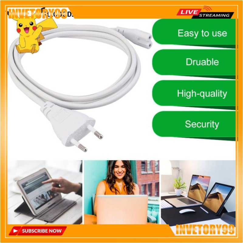 Promo 1.5M 2 Prong Eu European Plug Ac Power Supply Adapter Cabl Diskon ...