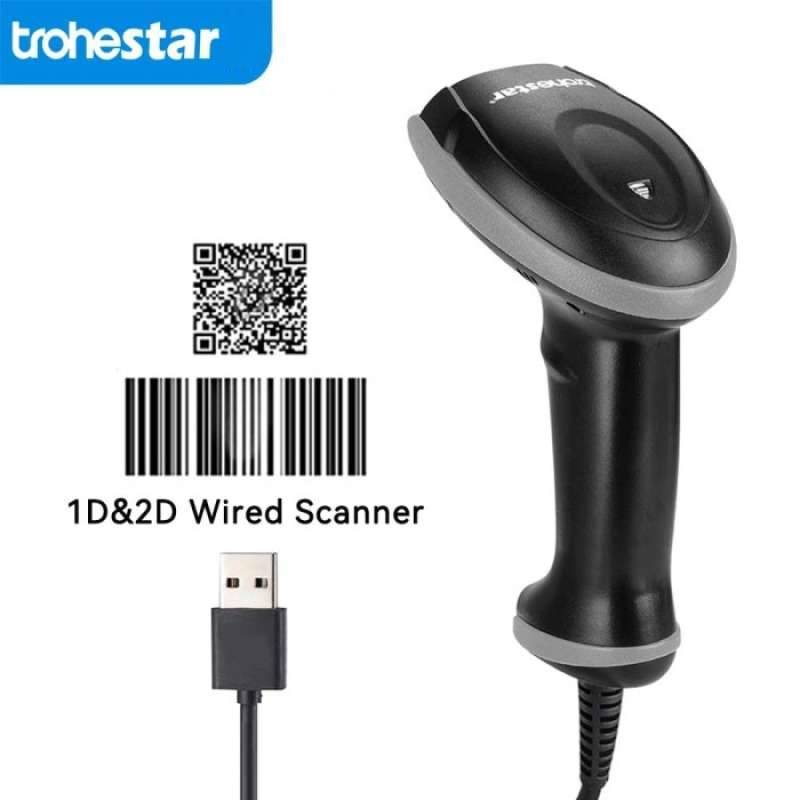 Jual PROMO TROHESTAR WIRED BARCODE SCANNER 1D 2D QR NS1003-2D HANDHELD ...