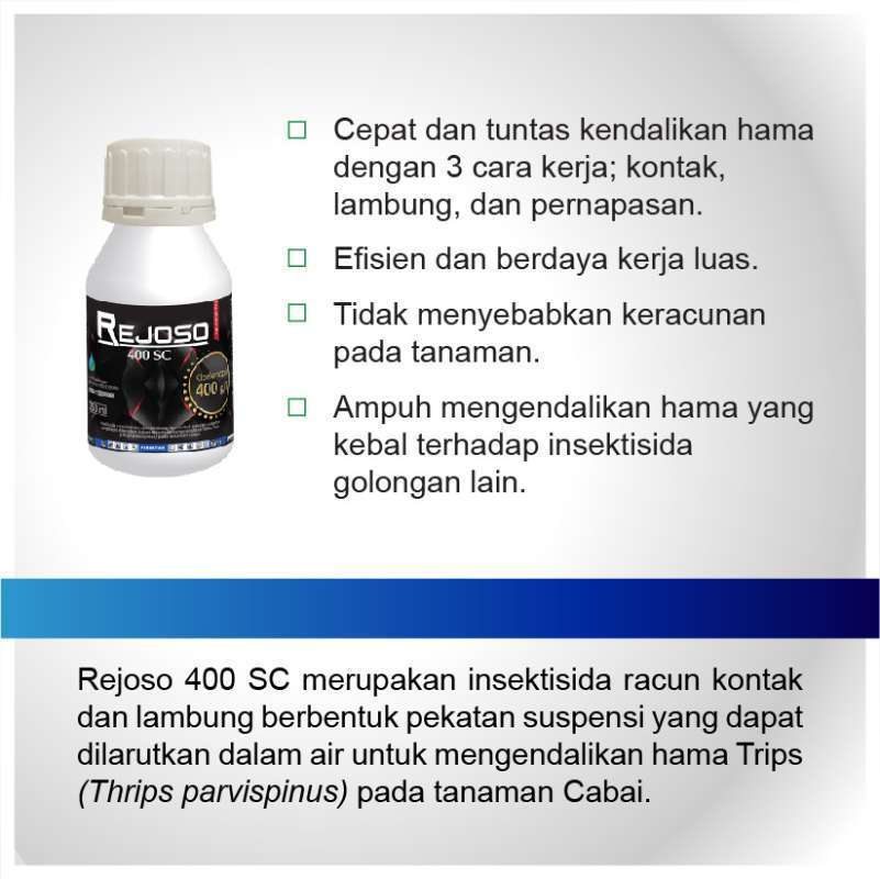 Jual Rejoso 400 Sc Insektisida Pestisida Pembasmi Hama Tanaman Cabai ...