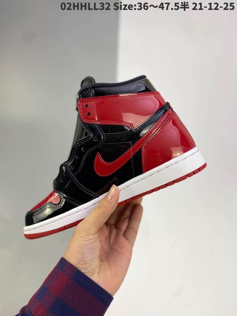 Jual NIKE AIR Jordan 1 High OG quot Bred Patent quot High top patent ...