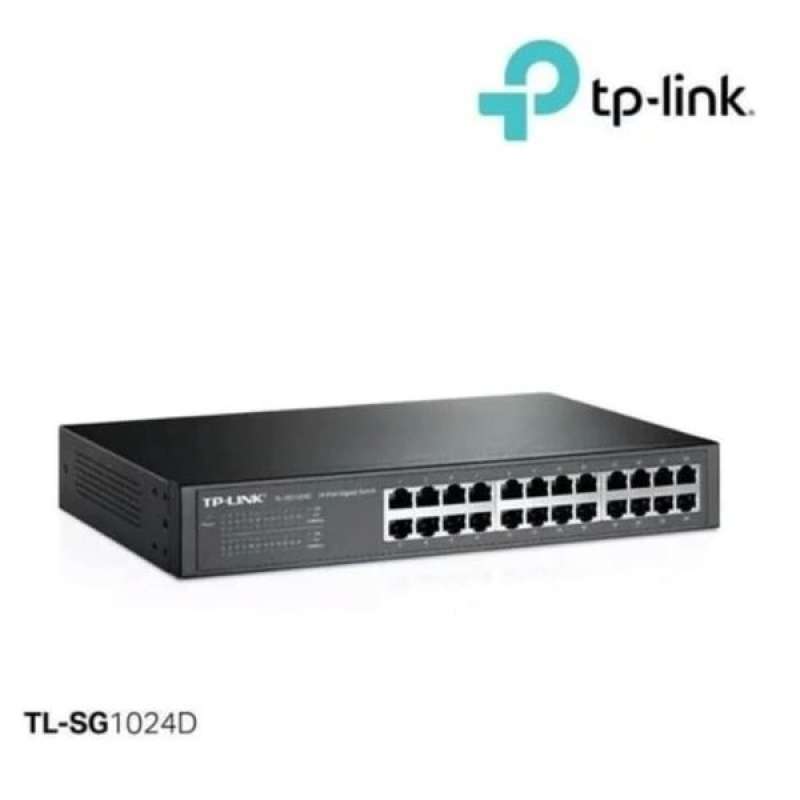 Jual SWITCH HUB TP-LINK 24 PORT 10/100 MBPS TL- SF1024D ( CASE BESI) di ...
