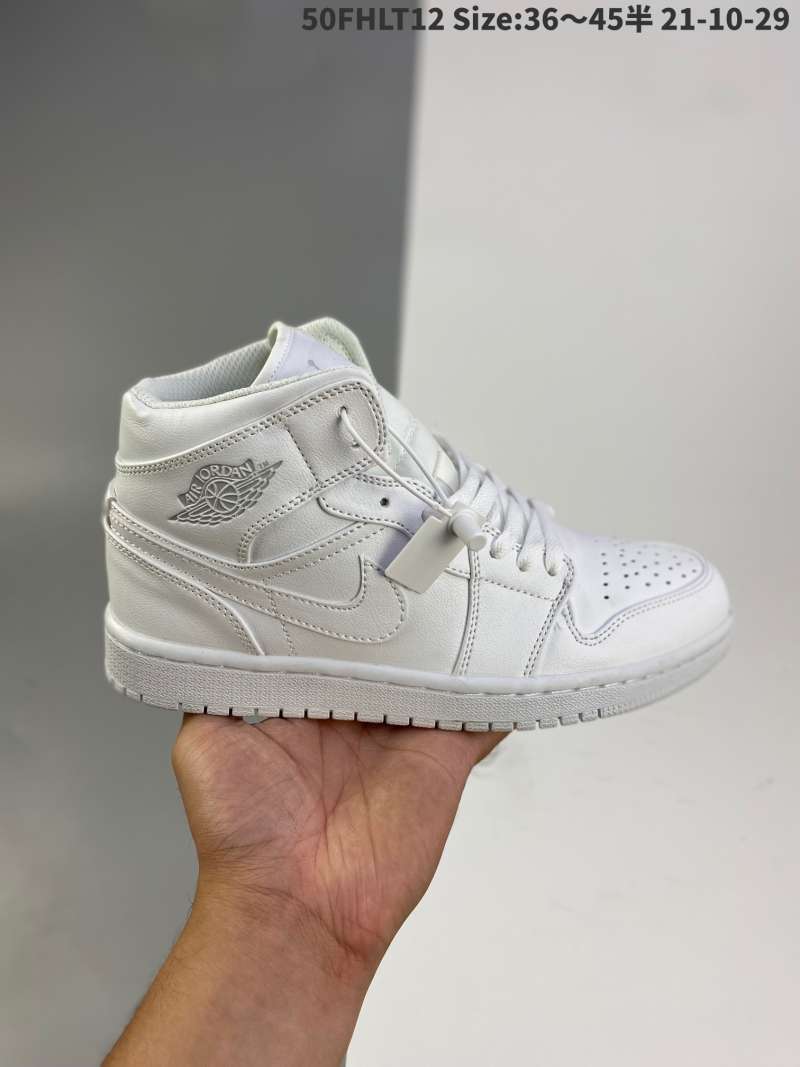 Jual The NIKE Air Jordan 1 Mid shaved blackboard aj1 Jordan 1st ...