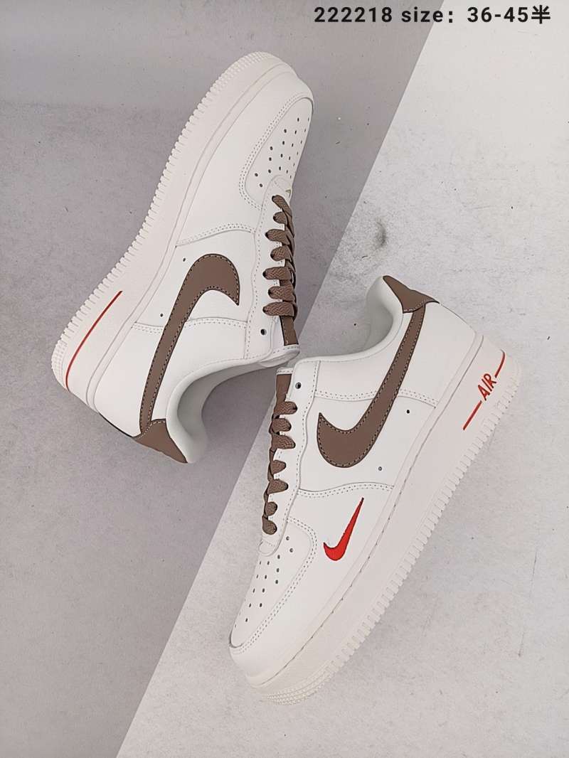 Jual Nike Air Force 1 Low Air Force Low Top Milk Coffee With Built-in ...