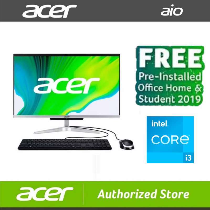 Jual Acer Aio C24-1650 I3 1115g4 4gb 1tb Uma 23,8 W10 Ohs Di Seller ...