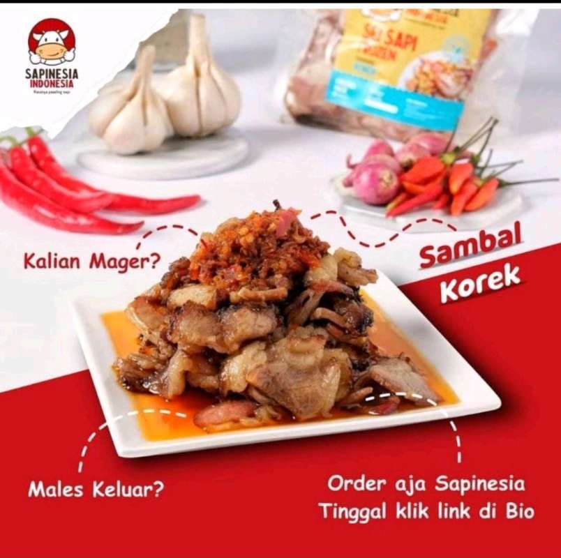 Jual Sei Sapi Sapinesia Daging Asap Beku Frozen 130 gram di Seller ...