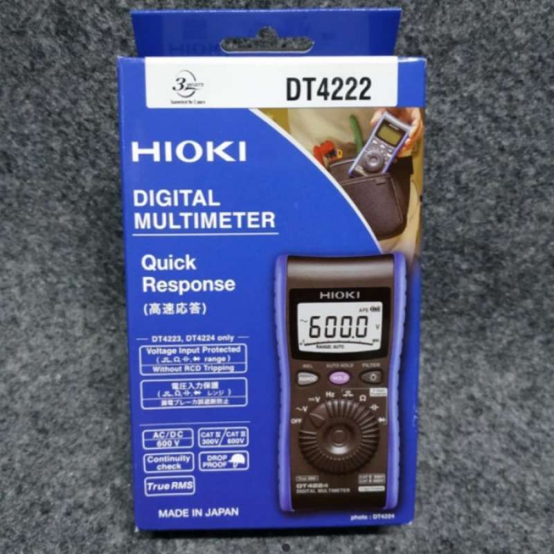 Jual HIOKI DT 4222 / DT4222 Digital Multimeter Avometer Hioki di Seller ...