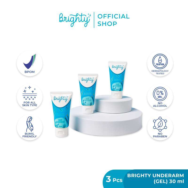 Promo [glowing Package] Brighty Glowing Underarm 3 Pcs Diskon 30% Di Seller Brighty Indonesia ...