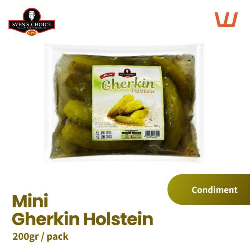 Jual Mini Gherkin Holstein 200gr acar timun Sven's Choice di Seller ...