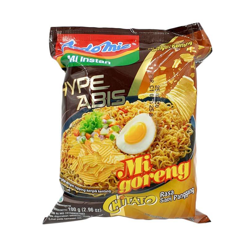 Jual Indomie Hype Abis Mi Goreng Rasa Chitato Sapi Panggang Mie Instan ...