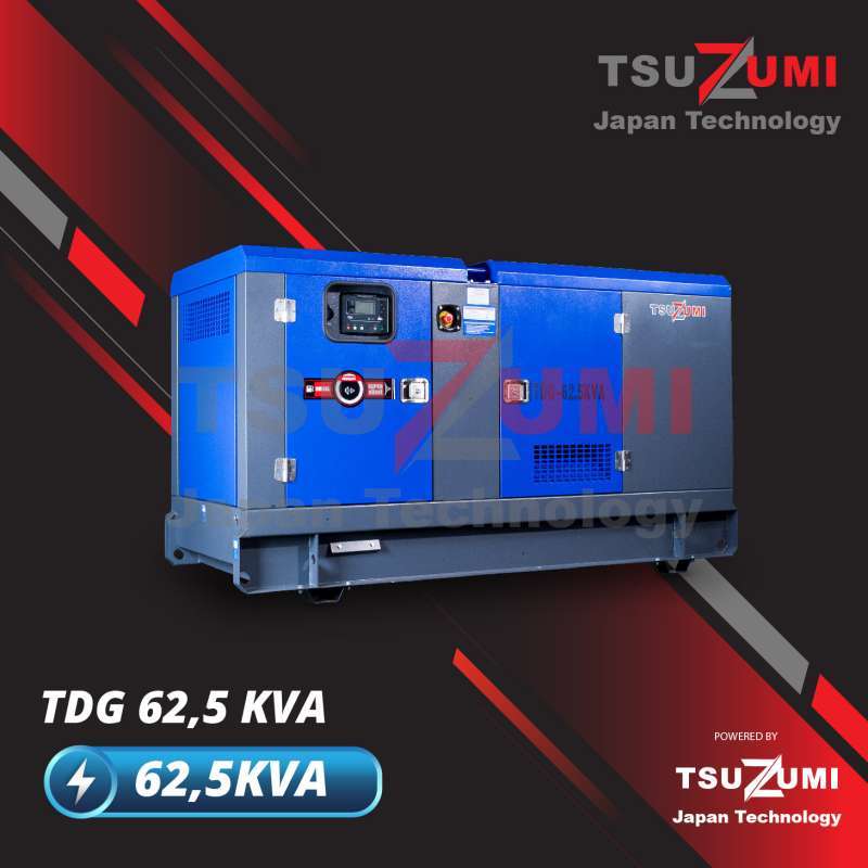 Jual Genset 62,5 Kva Super Silent - 50000 Watt - Tsuzumi Tdg60 Heavy ...