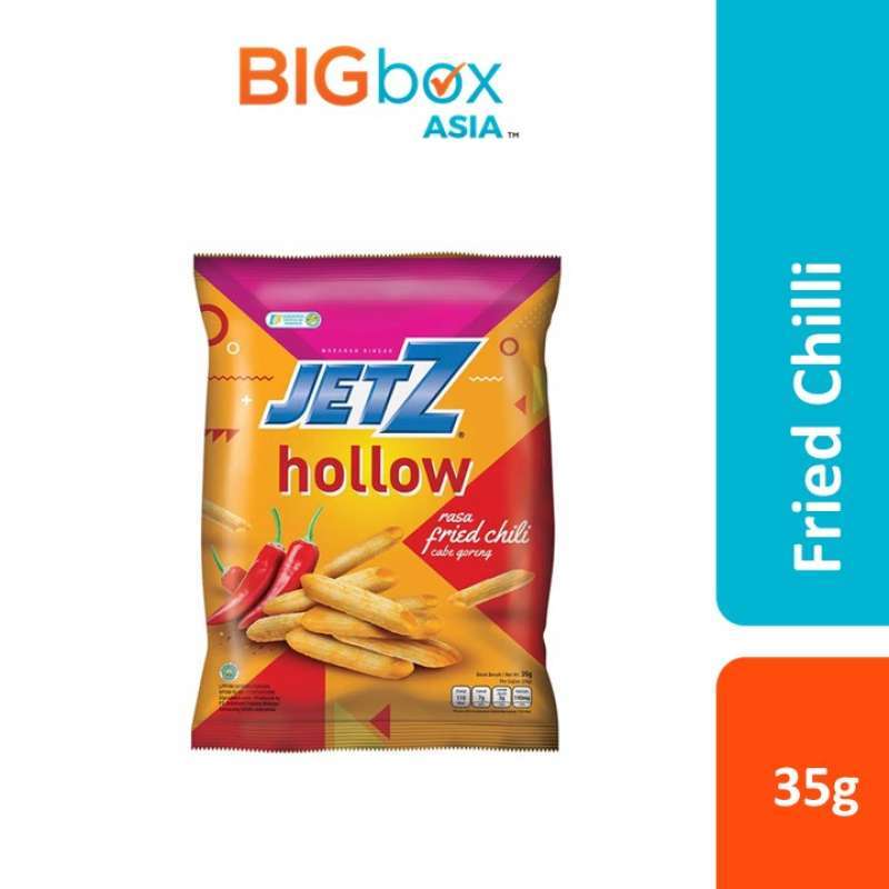 Jual JETZ Hollow Snack Fried Chilli 35gr di Seller BIGbox Asia Official ...